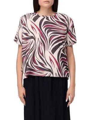 TWINSET U & B Twinset U & B Abstract Print Polyester T-Shirt Fa01