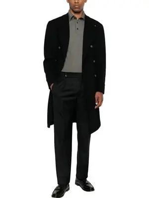 Zegna Long-sleeve Polo Shirt - Grey