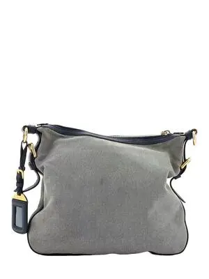 Prada Logo Messenger Bag - Blue