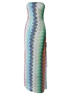 Missoni Zig-zag Maxi Dress - Blue