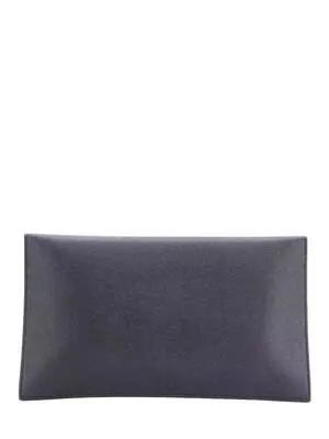Saint Laurent Uptown Pouch Leather Clutch Bag - Black