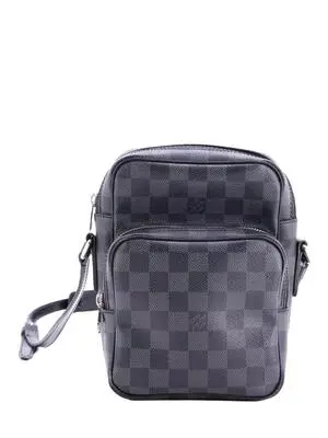 LOUIS VUITTON Damier Graphite Crossbody Bag - Black