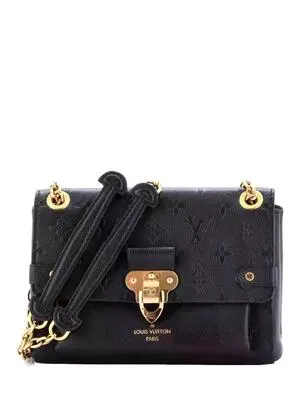 LOUIS VUITTON Vavin Handbag Monogram Empreinte Leather Bb Crossbody Bag - Black