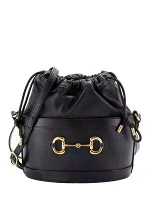 Gucci Horsebit 1955 Small Bucket Bag - Black