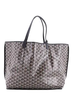 Goyard Pm Anjou Reversible Tote Coated Canvas - Black