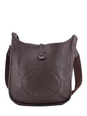Hermès Pm Evelyne Bag Gen Ii Clemence - Brown