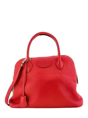 Hermès 31 Bolide Bag Clemence - Red