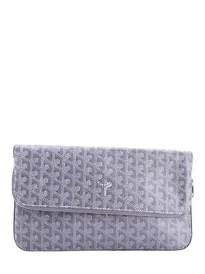 Goyard Saint Marie Clutch Coated Canvas - Gray