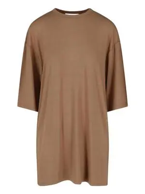 THE FRANKIE SHOP Sian" T-shirt Dress - Brown