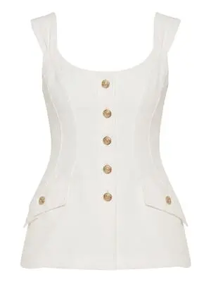 AMANDA UPRICHARD Amanda Uprichard Amoretta Sleeveless Top