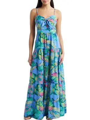 floral print halter maxi dress eliza j Burgundy Sequin Halter Neck Sleeveless Cut-Out & Ruched Detail Maxi Dress  /3-2-1