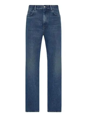 THE ROW Vanya Wide Leg Jeans - Medium Indigo
