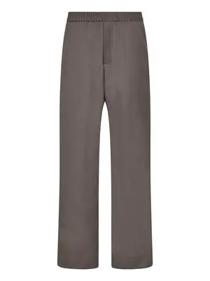 THE ROW Ari Mid-rise Wide-leg Pants - Cedar Brown