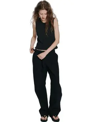 ATM Anthony Thomas Melillo Anthony Thomas Melillo Cotton Judo Pants Black