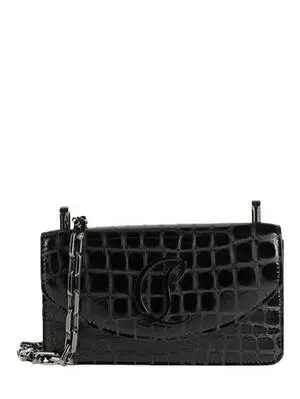 CHRISTIAN LOUBOUTIN Cross Body Bag Calfskin - Black