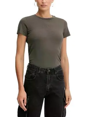 Pinko Logo Detail T-shirt - Green