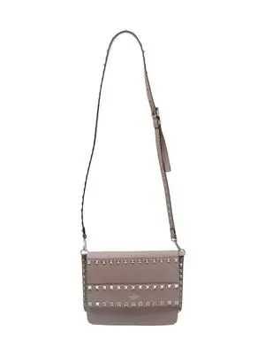 Valentino Garavani Rockstud Crossbody Bag - Neutrals