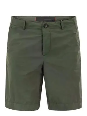 RRD Roberto Ricci Designs Straight-leg Bermuda Shorts - Green