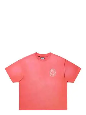 BILLIONAIRE BOYS CLUB Faded Helmet T-shirt - Red