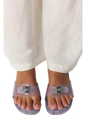 Melissa X Scholl Pescura Jelly Slide Sandals - Clear