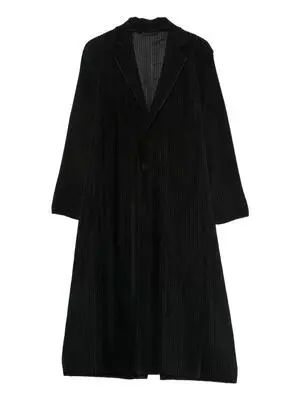 Issey Miyake Single-breasted Coat - Black