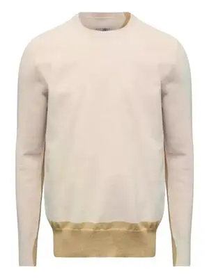 MAISON MARGIELA Fused Knit Cotton Jumper - Neutrals