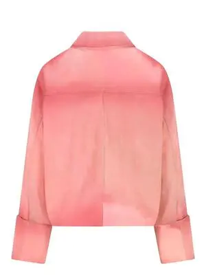 Loewe Suede Button-fastening Jacket - Pink