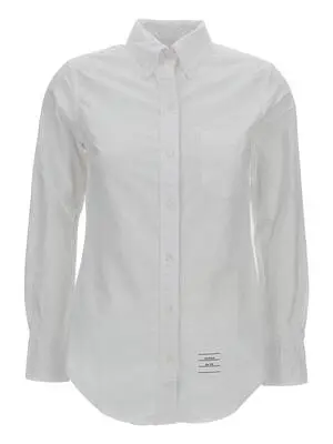 Thom Browne CAMICIA CLASSICA IN OXFORD Bianco