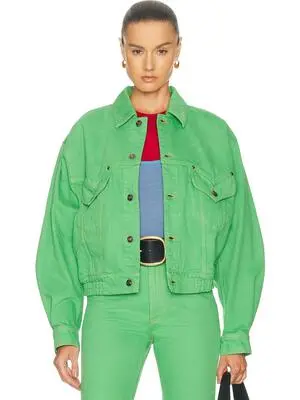 Versace Denim Jacket - Pale Green