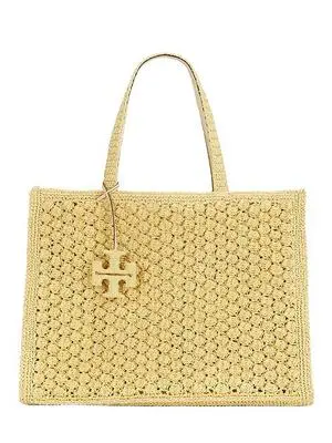 Tory Burch Ella Hand Crocheted Tote Bag - Neutral