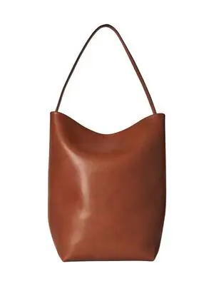 THE ROW Large N/s Park Tote Bag - Dark Cuir
