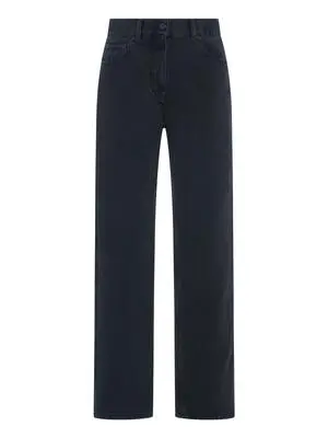 THE ROW Fargo High-rise Straight Leg Jeans - Washed Black