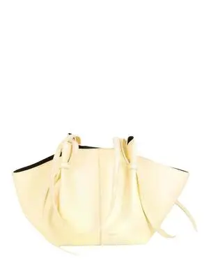 Yuzefi Mochi Leather Clutch Bag - Neutrals