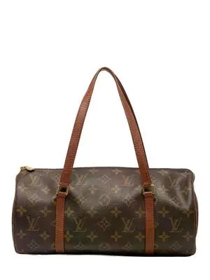 LOUIS VUITTON Monogram Papillon 30 Handbag - Brown