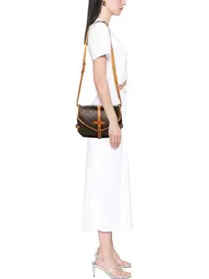 LOUIS VUITTON Monogram Saumur 30 Crossbody Bag - Brown