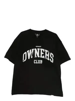 REPRESENT Owners Logo-print T-shirt - Black