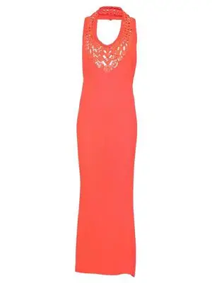 JEAN PAUL GAULTIER 2000s Sequin Embellished Maxi Dress - Red
