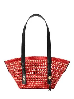 Loewe Small Braid Basket Bag - Red