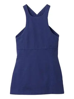 Miu Miu Gabardine Mini Dress - Blue