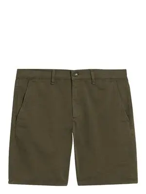 Rag & Bone Standard Cotton-blend Twill Chino Shorts - Army Green