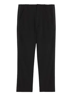 Rag & Bone Bradford Striped Wool-blend Trousers - Black