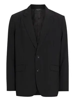 Rag & Bone Butler Woolblend Ripstop Blazer - Black