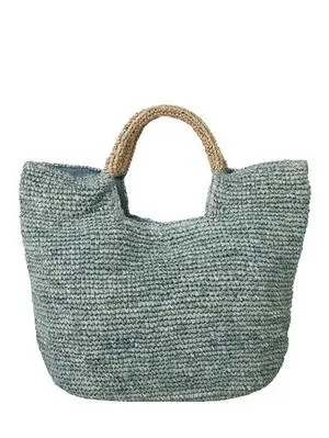 SARAH STEWART Sarah Stewart The Opal Maxi Raffia Tote