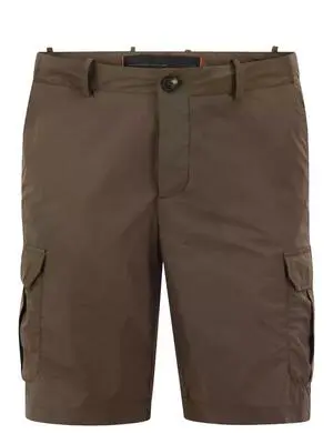 RRD Roberto Ricci Designs Logo Patch Cargo Shorts - Brown