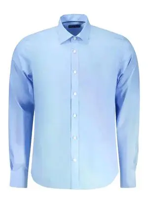 NORTH SAILS Long-sleeve Cotton Shirt - Blue