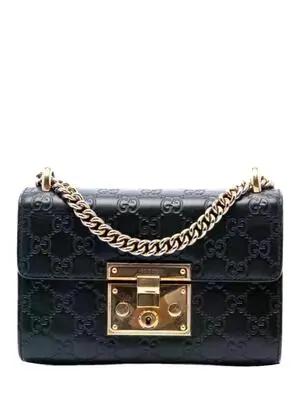 Gucci Small Padlock Crossbody Bag - Black