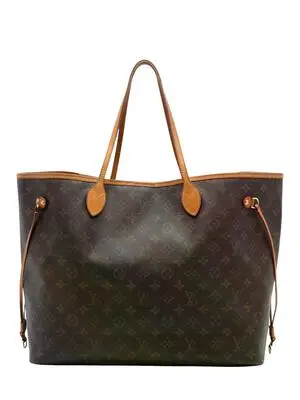 LOUIS VUITTON Monogram Neverfull Gm Tote Bag - Brown