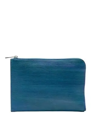 LOUIS VUITTON Epi Pochette Jour Pm Clutch Bag - Blue