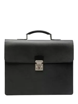 LOUIS VUITTON Taiga Leather Business Bag - Black