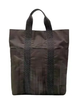 Hermès Herline Canvas Cabas Tote Bag - Brown